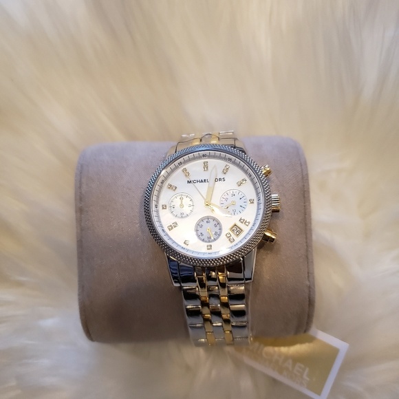 Michael Kors | Accessories | Michael Kors Chronograph Bracelet Watch ...